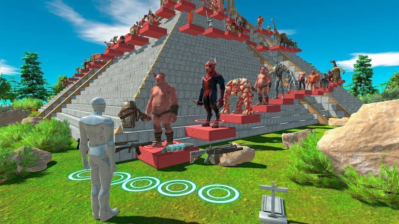 🔥EPIC FIST STRIKES! Who Will Survive? PARKOUR ON THE PYRAMID - Animal ...