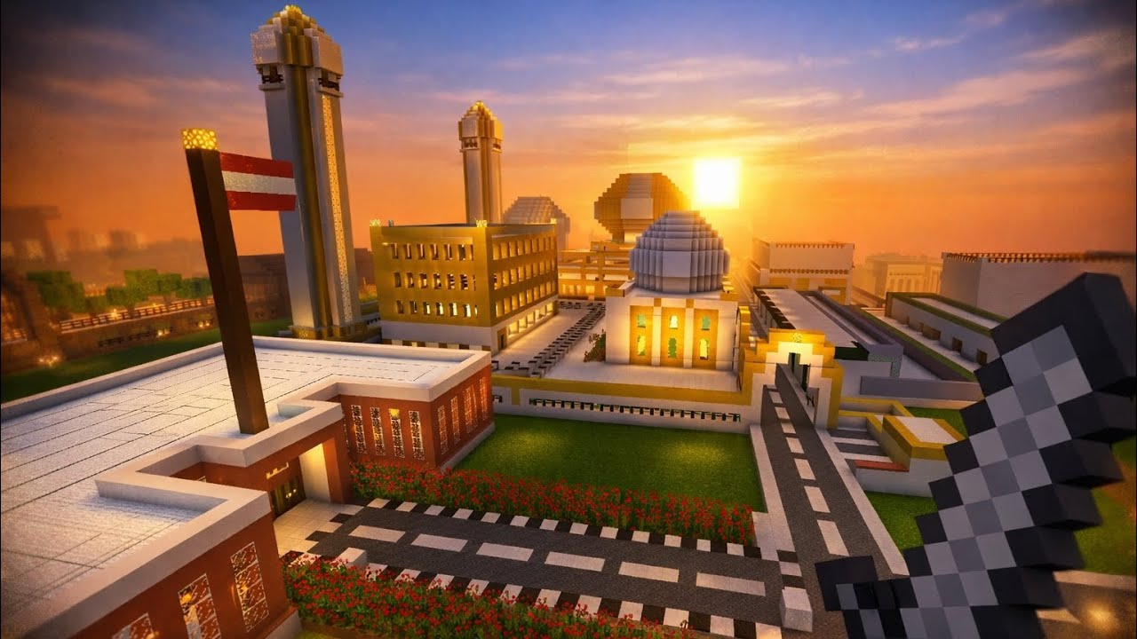Minecraft City Tour 🌇 | Most Beautiful HD City Build - YouTube