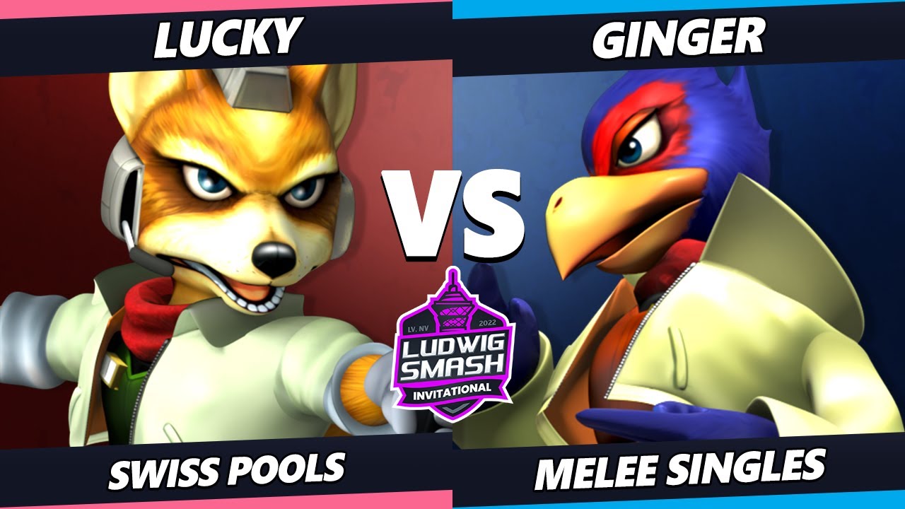 Ludwig Invitational - Ginger (Falco) Vs. Lucky (Fox) SSBM Melee ...