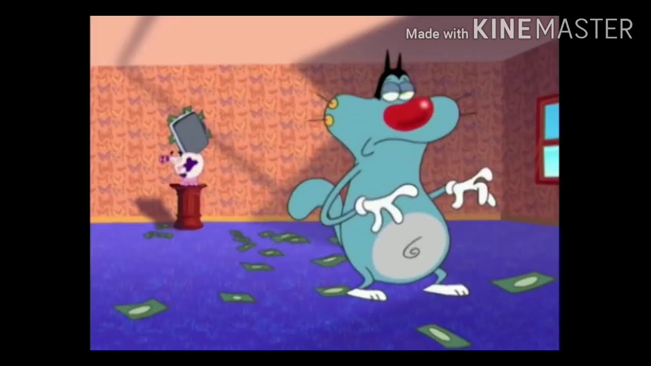 Oggy and the cockroaches ep:( 00 slow with your dough - YouTube