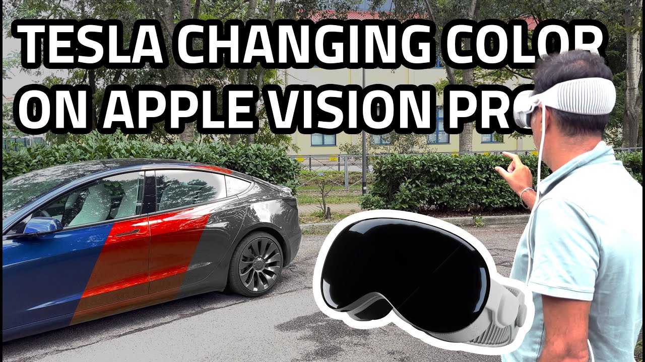 Car customization on Apple Vision Pro - YouTube