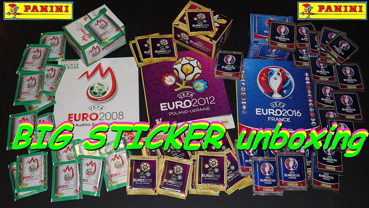 PANINI 160 Sticker UEFA CUP ´16, ´12, ´08 new stickers new Paninialbum ...