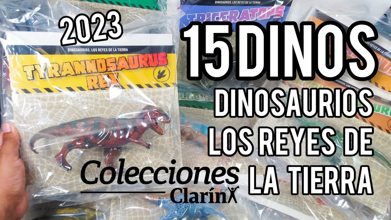 Dinosaurios de juguete 15 DINOS Colecciones Clarín Los Reyes de la ...
