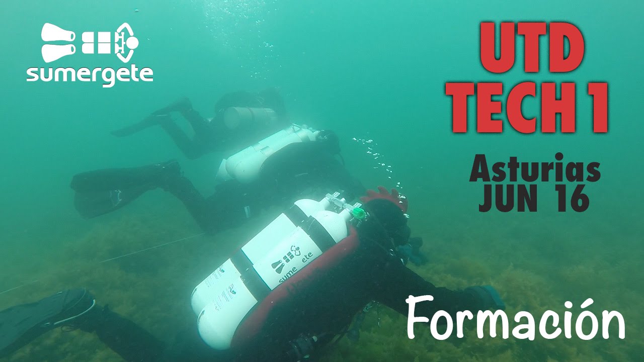 Curso de Buceo Técnico UTD Tech 1 en Asturias (Junio 2016) - YouTube
