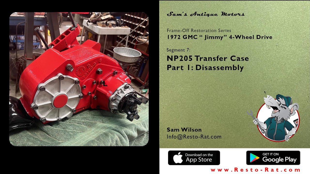 NP205 Transfer Case Disassembly | Segment 07: Part 1 – 1972 GMC “Jimmy ...