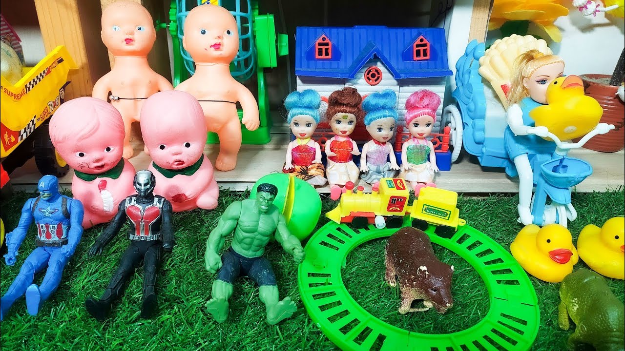 chinky pinky aur chintu mintu ki kahani part-24|barbie doll all day ...