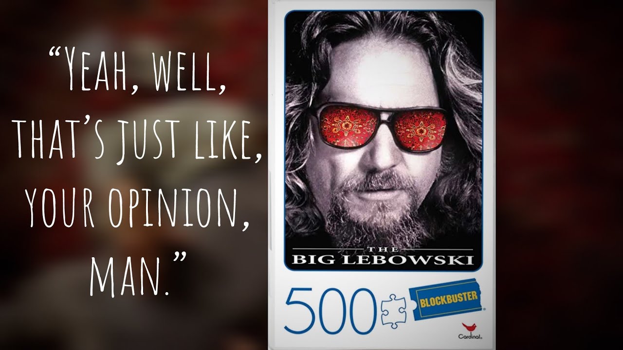 The Big Lebowski Puzzle- The Dude- I love this movie! Cardinal Puzzles ...