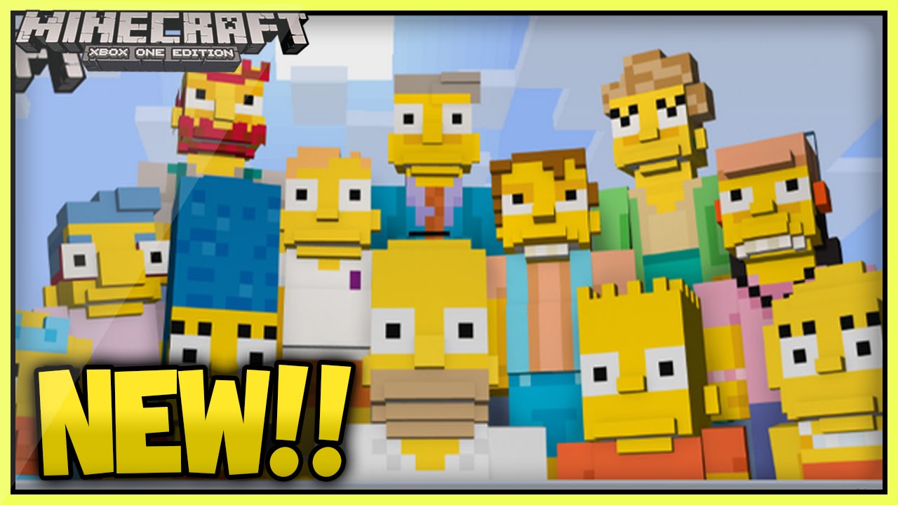 (NEW!)Simspons Skin Pack + Full Showcase!(Xbox 360 /Xbox one) - YouTube