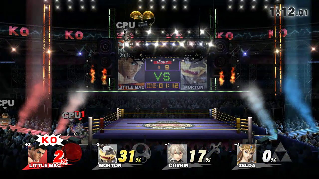 Super Smash Bros. for Wii U Stage Compilation: Boxing Ring - YouTube