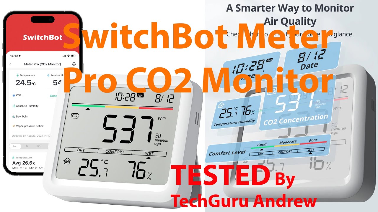 SwitchBot Meter Pro CO2 Monitor - YouTube