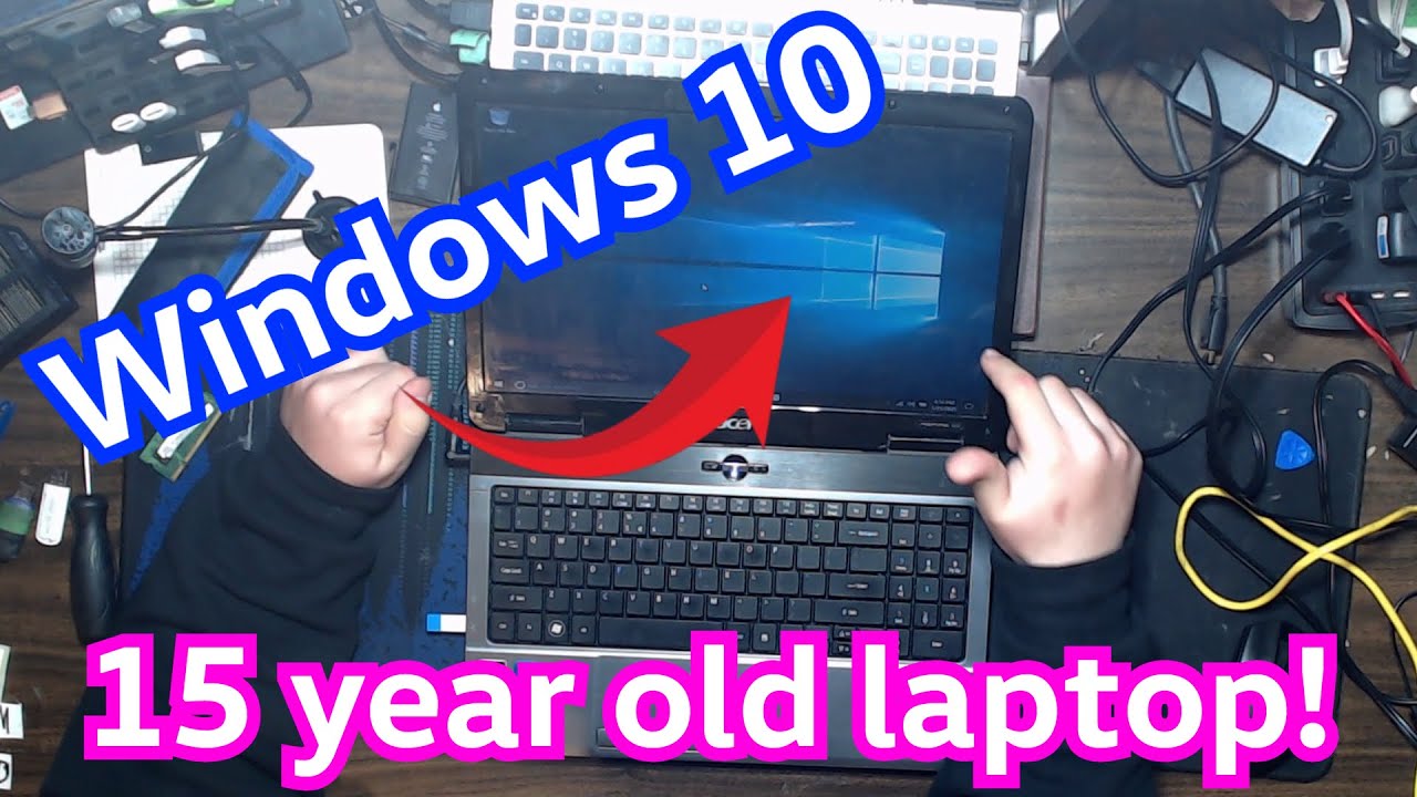 Installing Windows 10 on a 15 year old laptop. How hard can it be ...