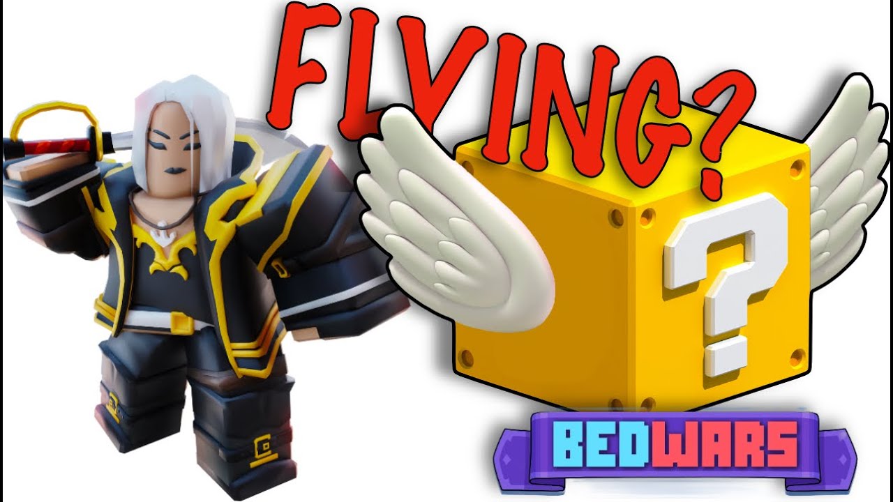 New Flying Lucky Blocks | Roblox Bedwars - YouTube