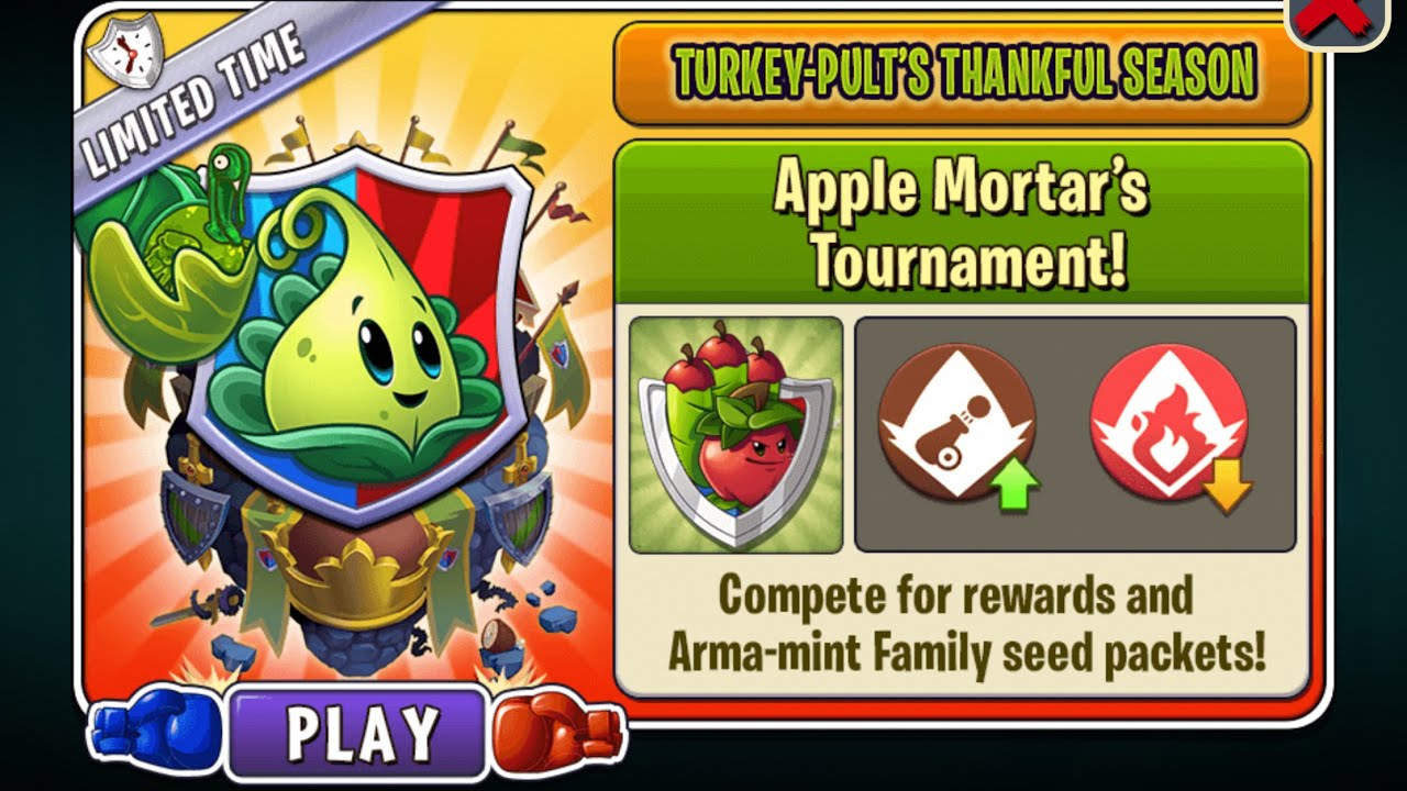 Plants vs. Zombies 2: BattleZ - Apple Mortar's Tournament!! | No. #1215 ...