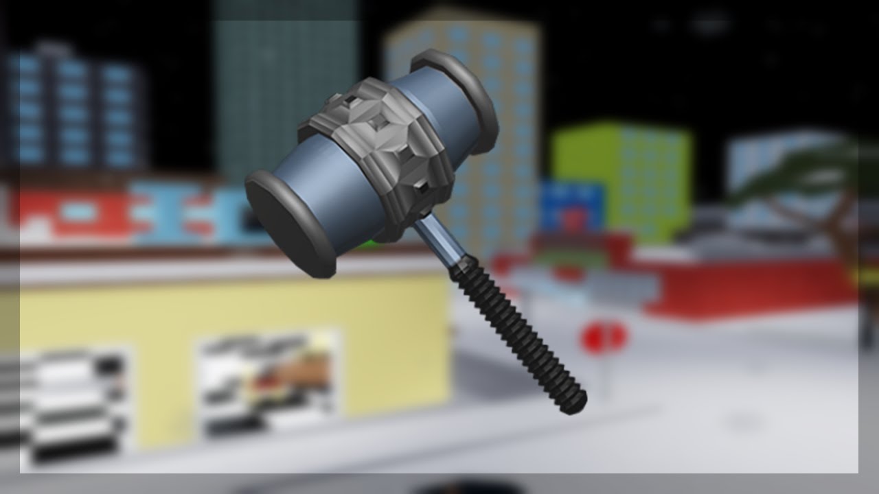 How to get Ban Hammer Melee | Roblox Arsenal - YouTube