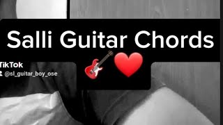 Salli Guitar Chords (Sarith & Surith ft.KVN ) #salli #Guitarchords ...