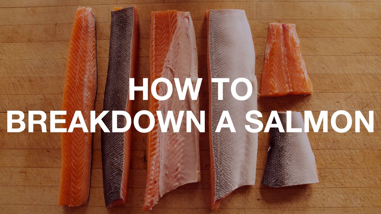 How to Break Down a Whole Salmon - YouTube