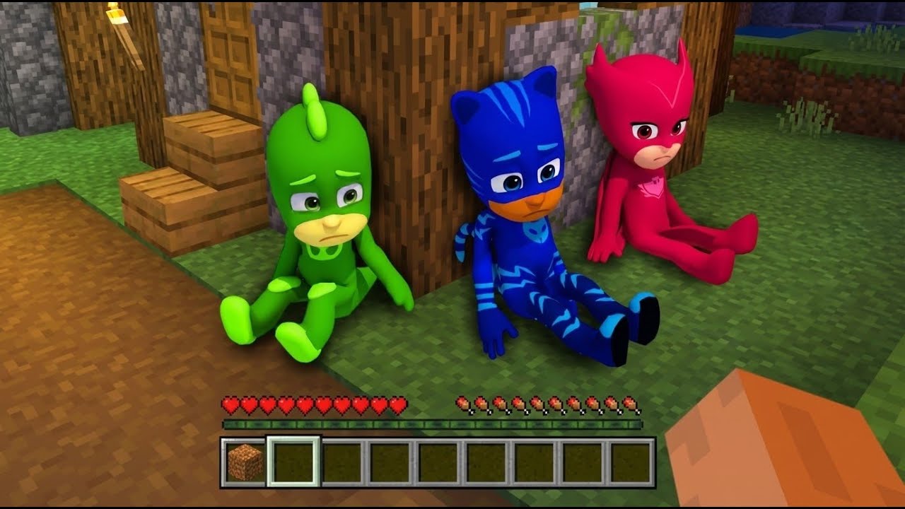 Minecraft : WHAT HAPPANED TO THE PJ MASKS AT 3AM??(Ps3/Xbox360/PS4 ...