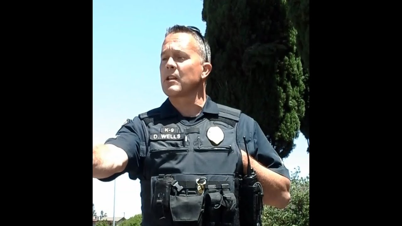 Stockton CA, Police Officer David Wells (D. Wells) Racial Profiling ...