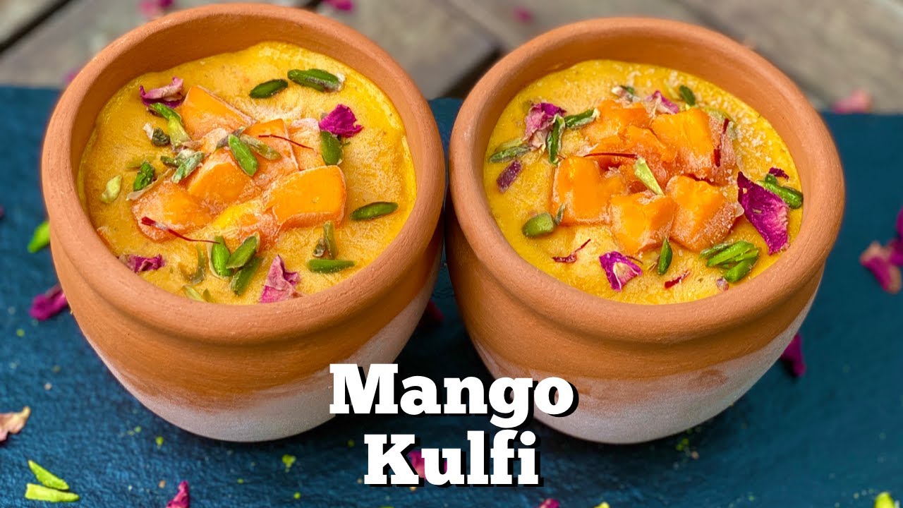 Instant 5 mins Mango Pista Kulfi | Mango Kulfi recipe | Easy No cook ...