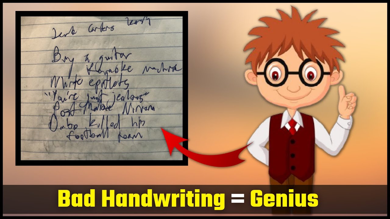 Bad Handwriting = Genius | खराब Handwriting के पीछे का सच | BY - @What ...