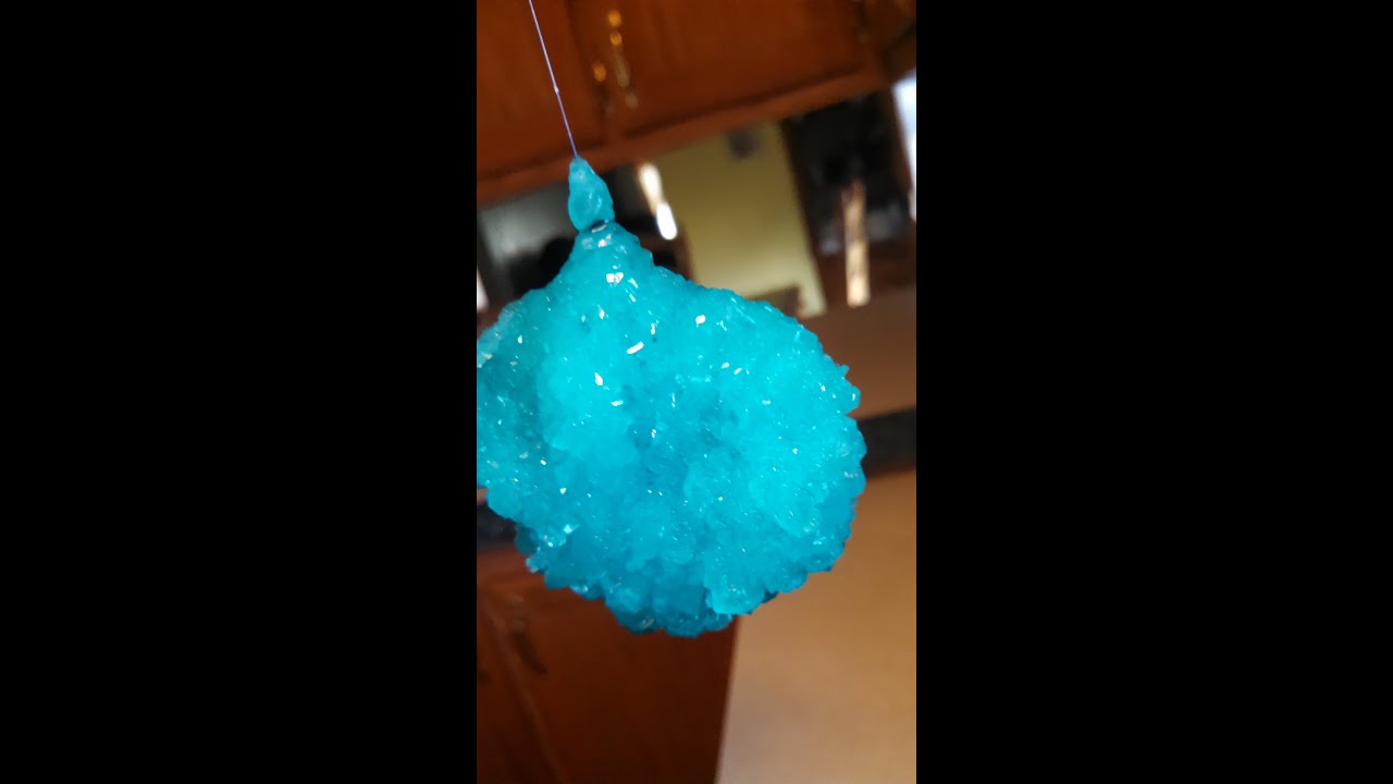 Hypersaturation & Precipitation Reactions - Borax Crystals - YouTube