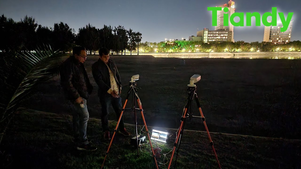 Cámara Tiandy Polar Day - Vigilancia de visión nocturna a color - YouTube