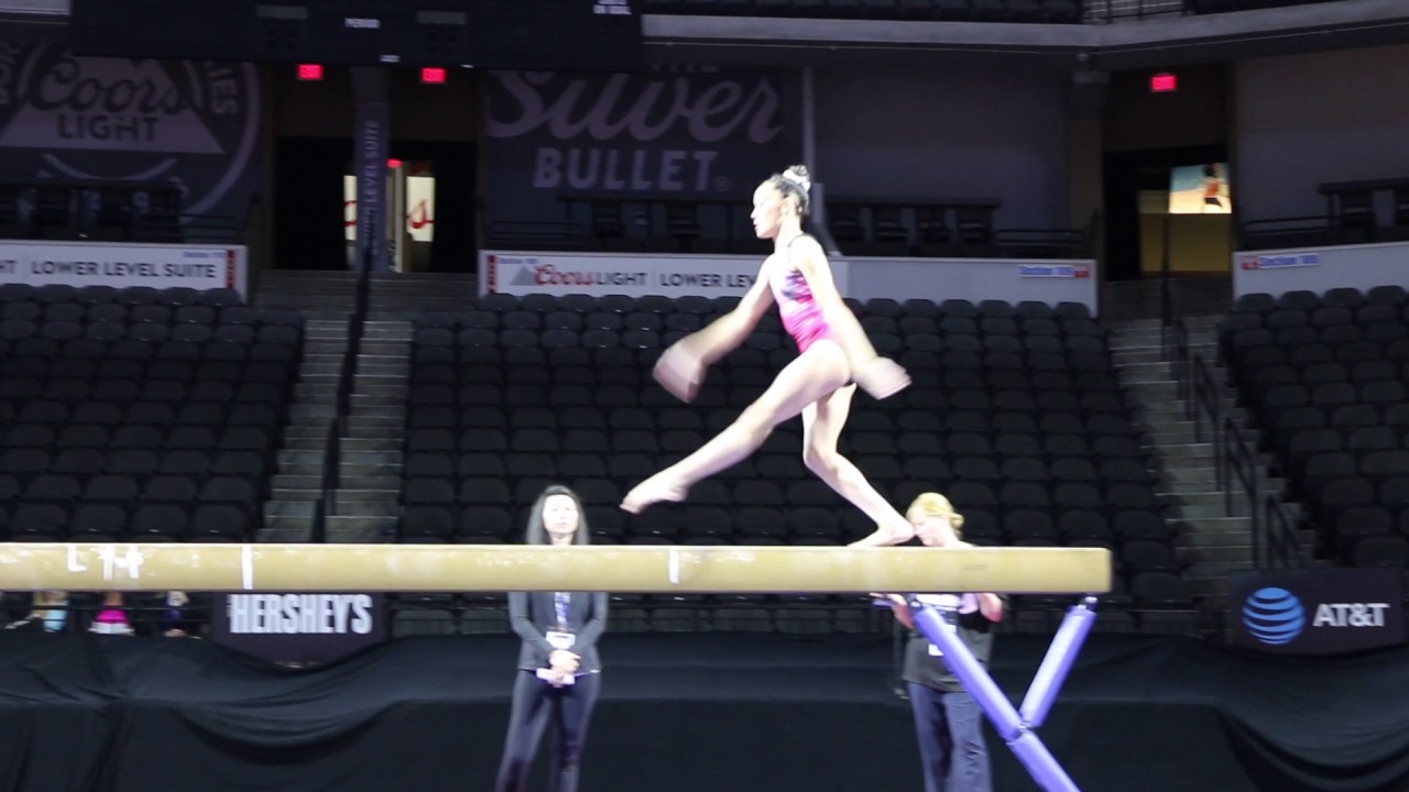 Ciena Alipio - Beam - 2017 U.S. Classic Podium Training - YouTube