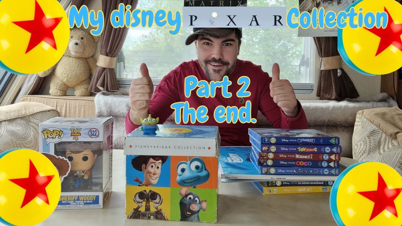 my disney pixar collection part 2 - YouTube