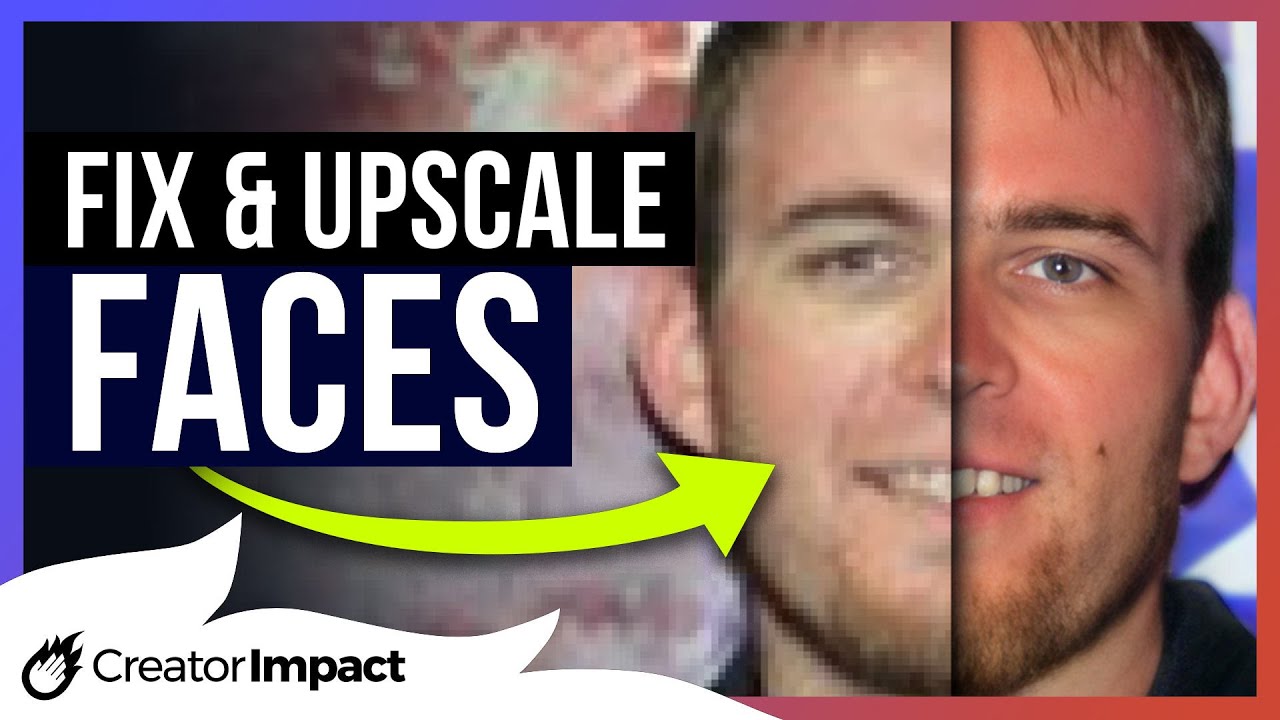 How to UPSCALE Photos & Fix Faces (AI Photo Enhancers) - YouTube
