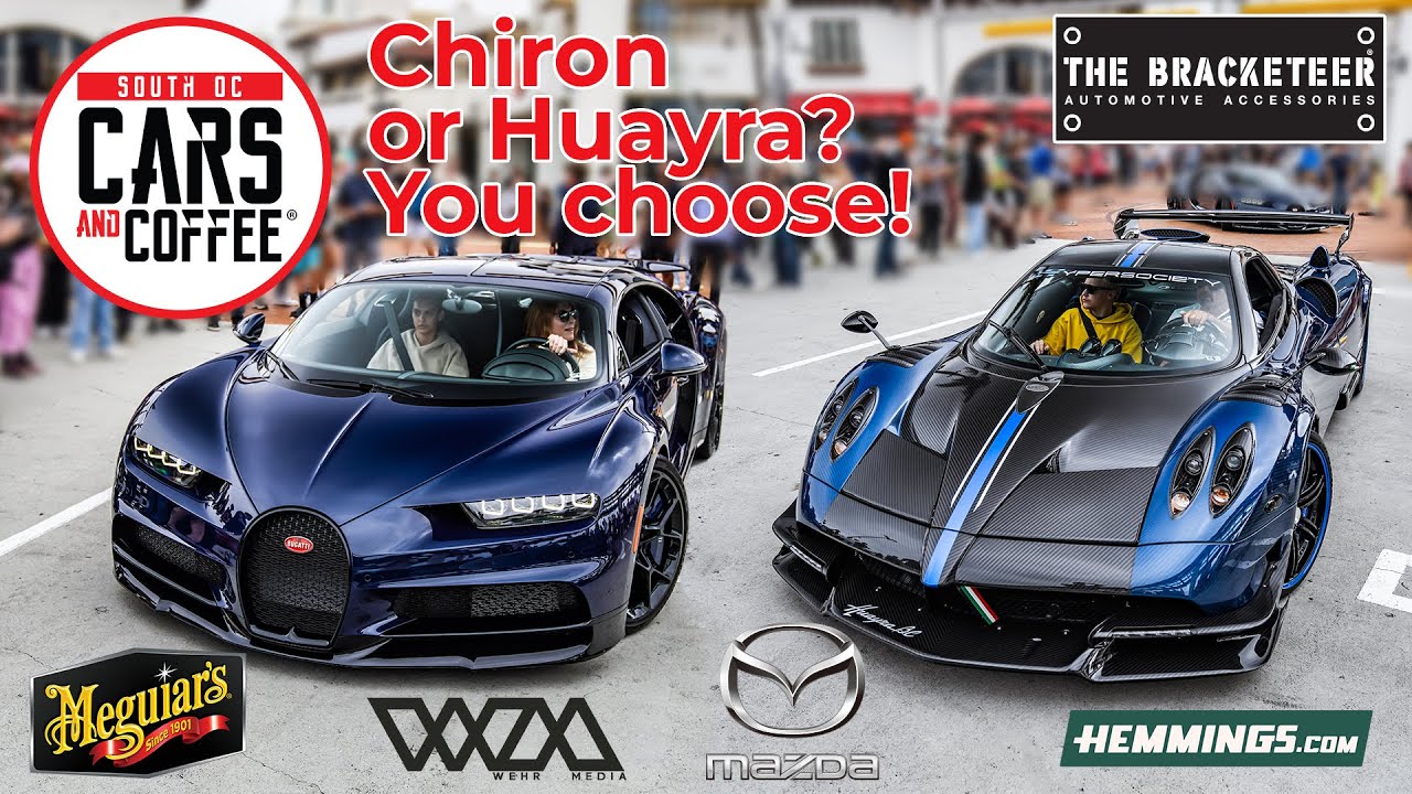 Bugatti Chiron, Pagani Huayra, 1966 P3 Movie Car from Ford V Ferrari ...