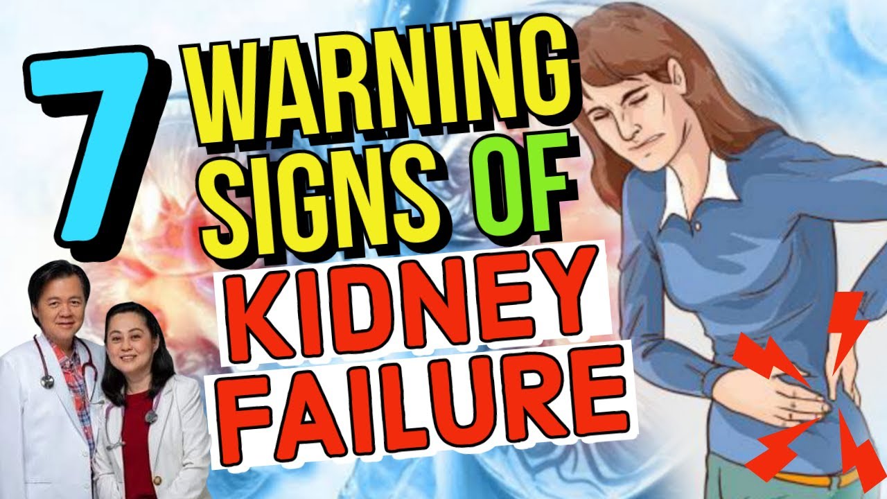 7 Warning Signs of Kidney Failure - By Doctor Willie Ong (Internist ...