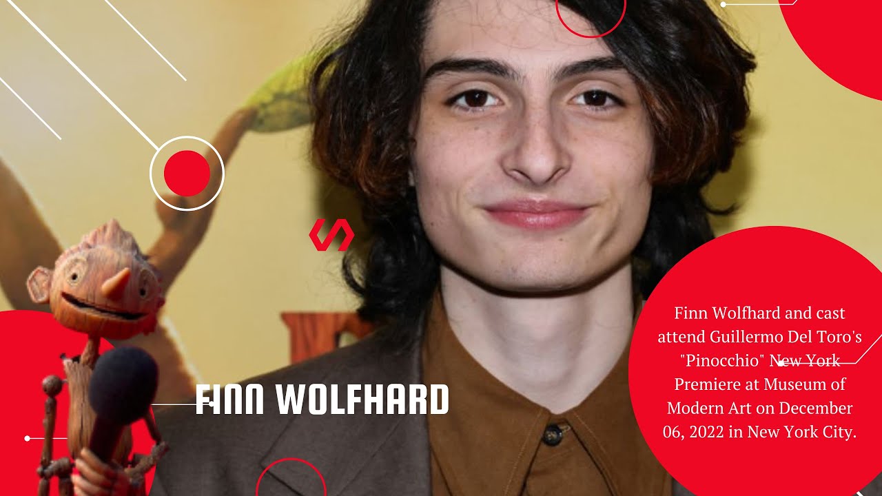 Finn Wolfhard attends Guillermo Del Toro's Pinocchio New York Premiere ...