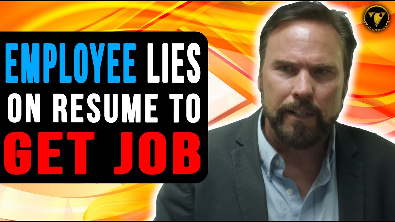 Employee Lies On Resume To Get Job, Then This Happens. - YouTube