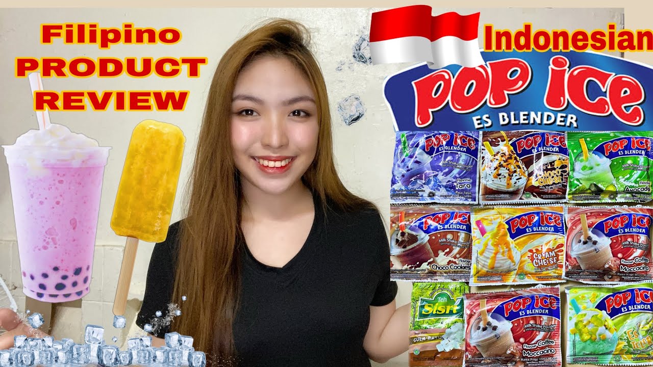 INDONESIAN SNACKS REVIEW- INDONESIAN DRINKS- POP ICE INDONESIAN SHAKE ...