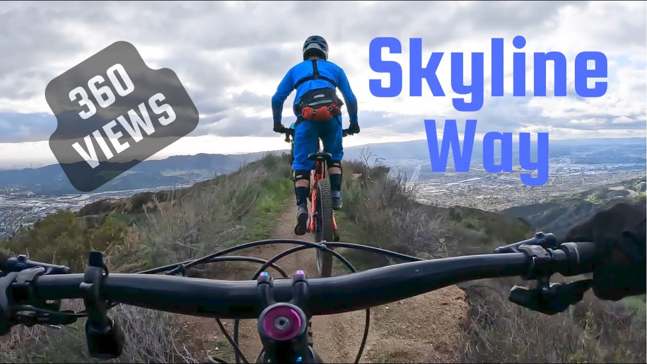 Skyline Way Trail in Burbank - Mountain Biking - YouTube