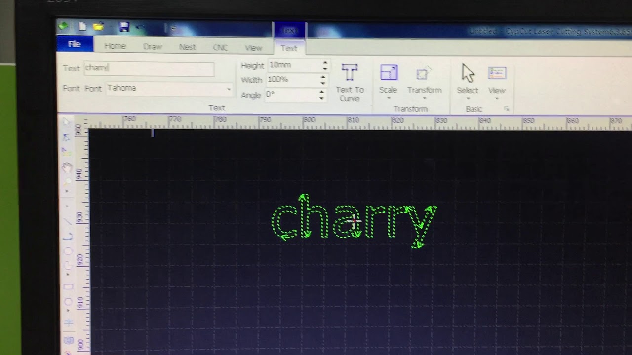 Insert font in cypcut - YouTube