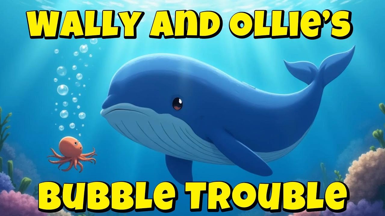 Wally and Ollie’s Bubble Trouble 🐳🐙| Kids' Story about Whale and ...