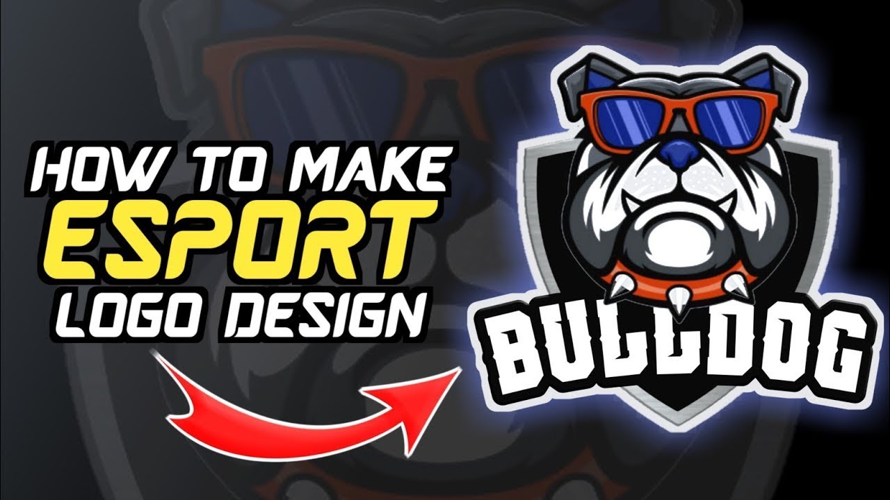 How to make Esports Mascot Logo Design on Mobile || Mascot Logo Design ...