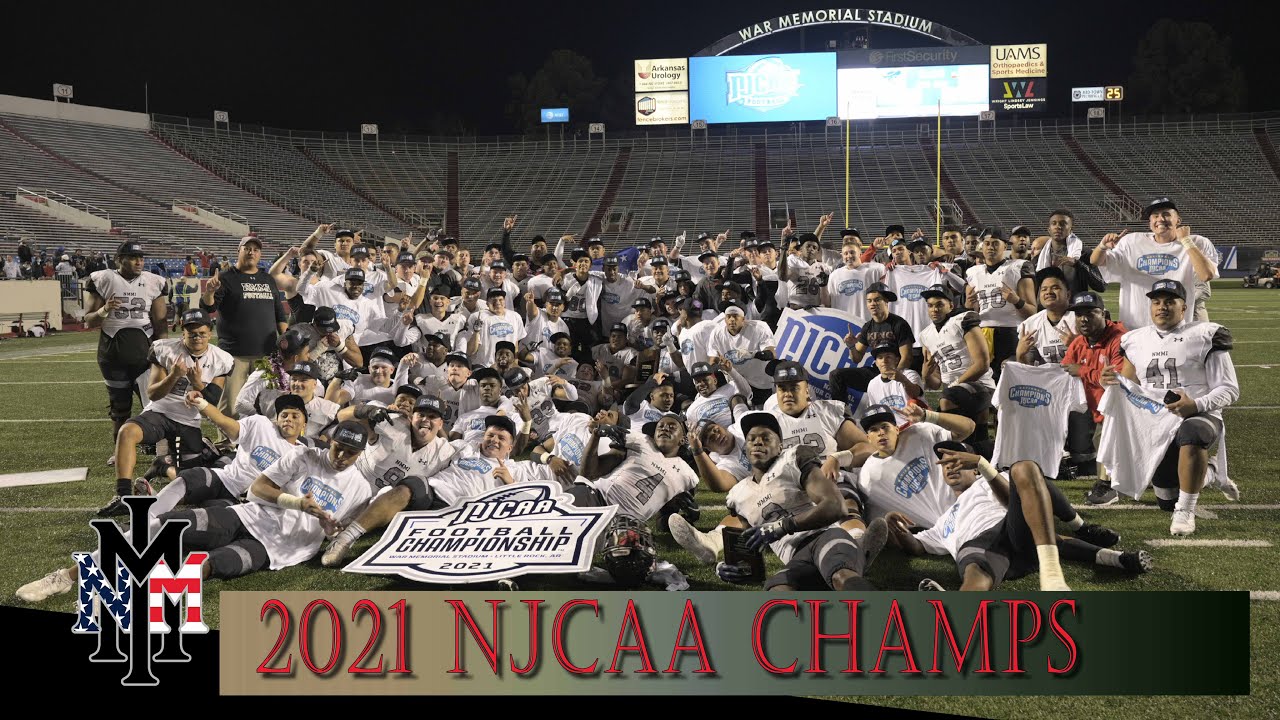 NMMI 2021 NJCAA Football National Champions - YouTube