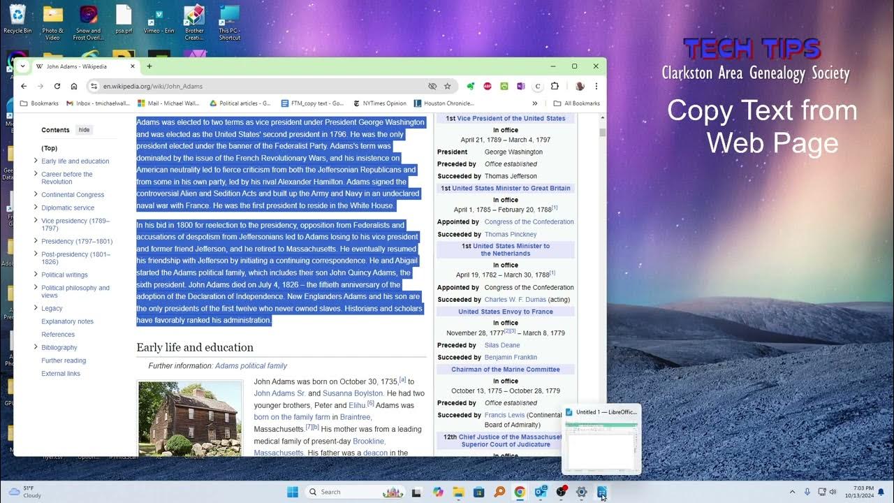 Copy Web page text - YouTube
