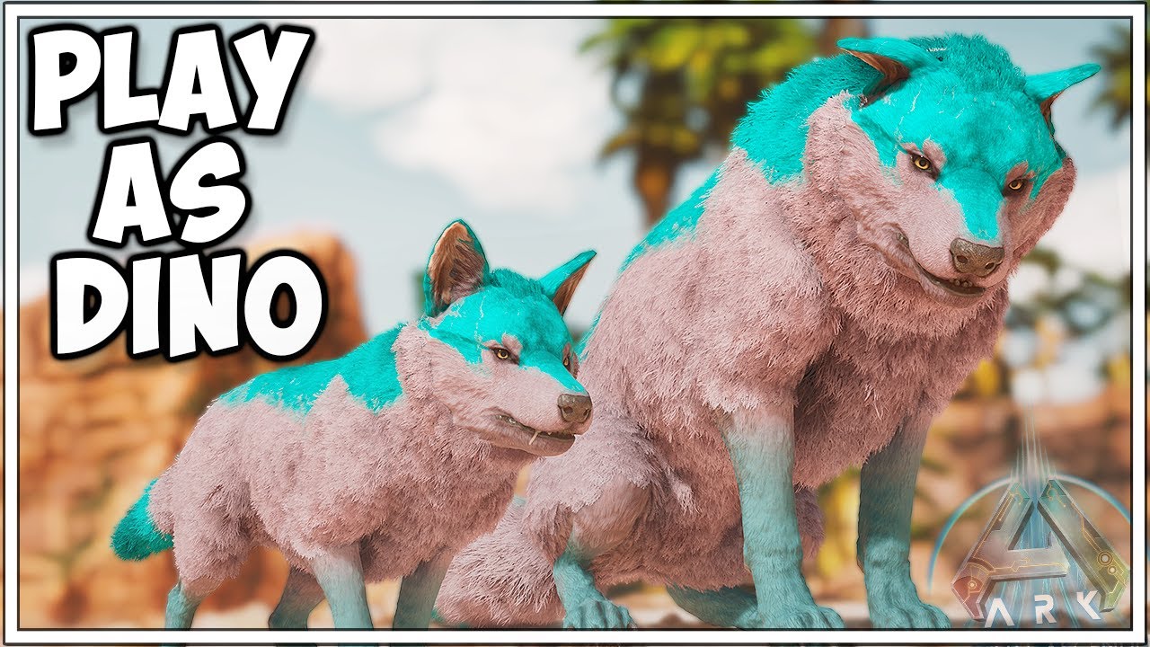 We Started A Wolf Family And Tried To Survive | Play As Dino | Ark ...