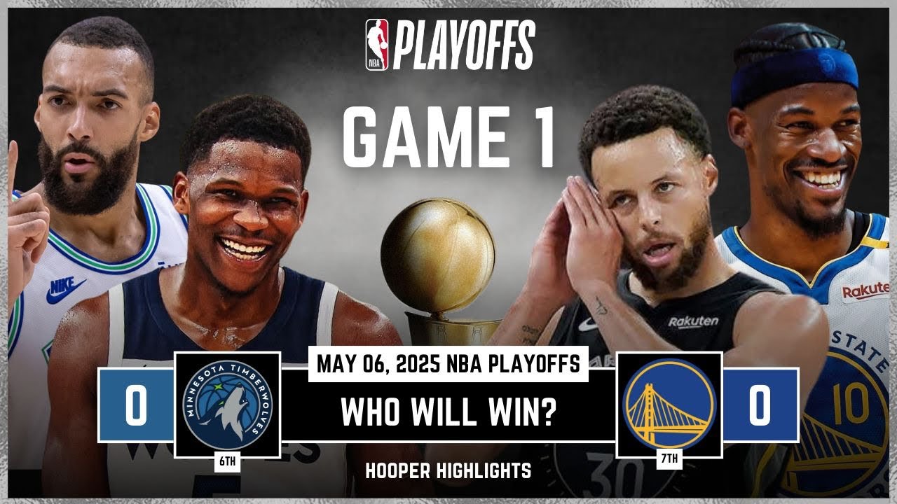 Golden State Warriors vs Minnesota Timberwolves Full Game 1 Highlights ...