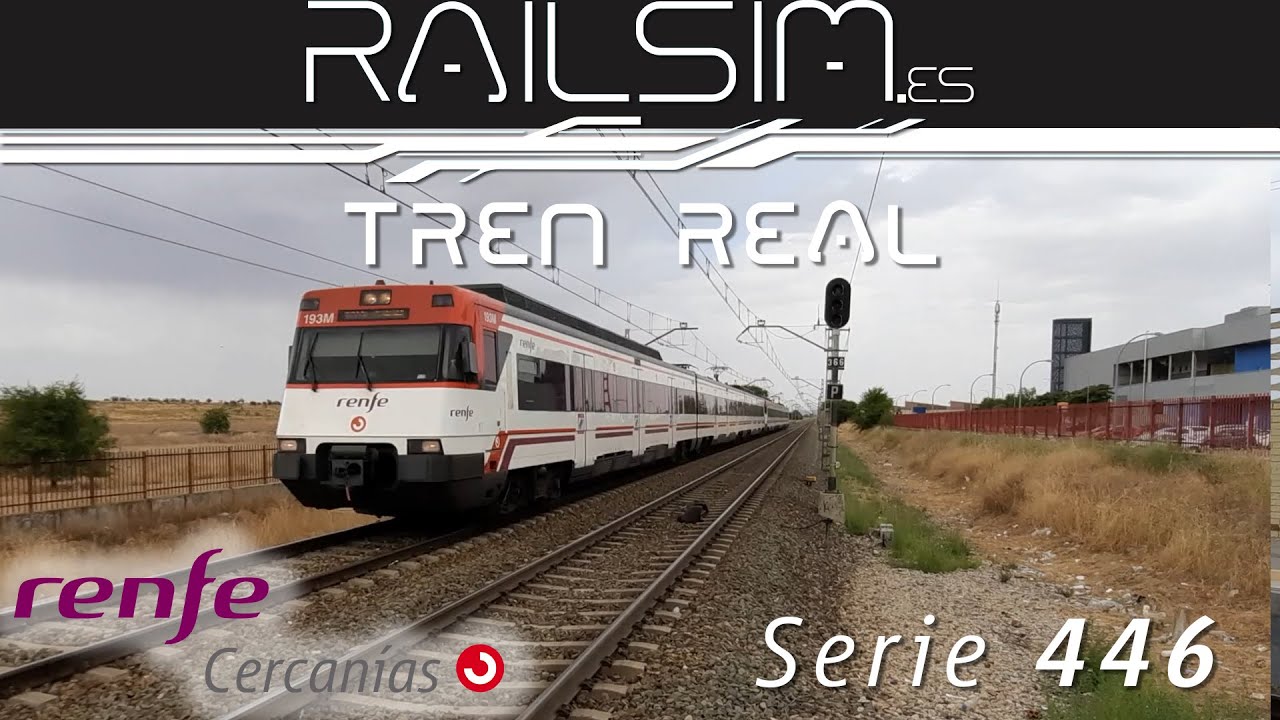 Tren Real - Renfe Cercanías - Serie 446. RailSim.es - YouTube