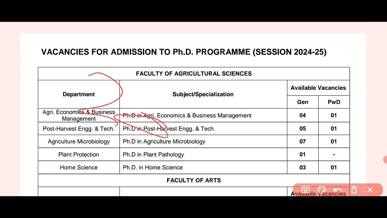 AMU PhD vacancies for admission to PHD programme 2024 2025 l PhD vacancy 2024 25 - YouTube