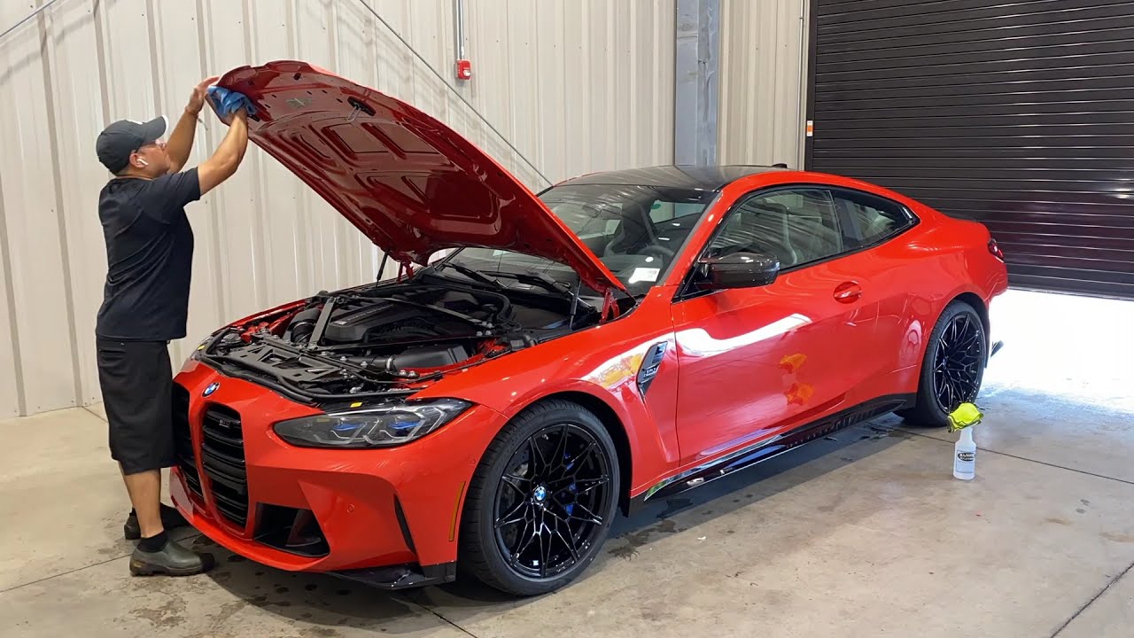 New 2021 BMW M4 Competition *Toronto Red Metallic* Ceramic Coating ...