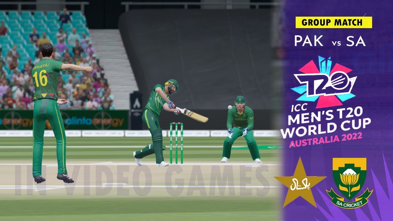 PAK v SA - Pakistan vs South Africa ICC Men's T20 World Cup 2022 Match ...
