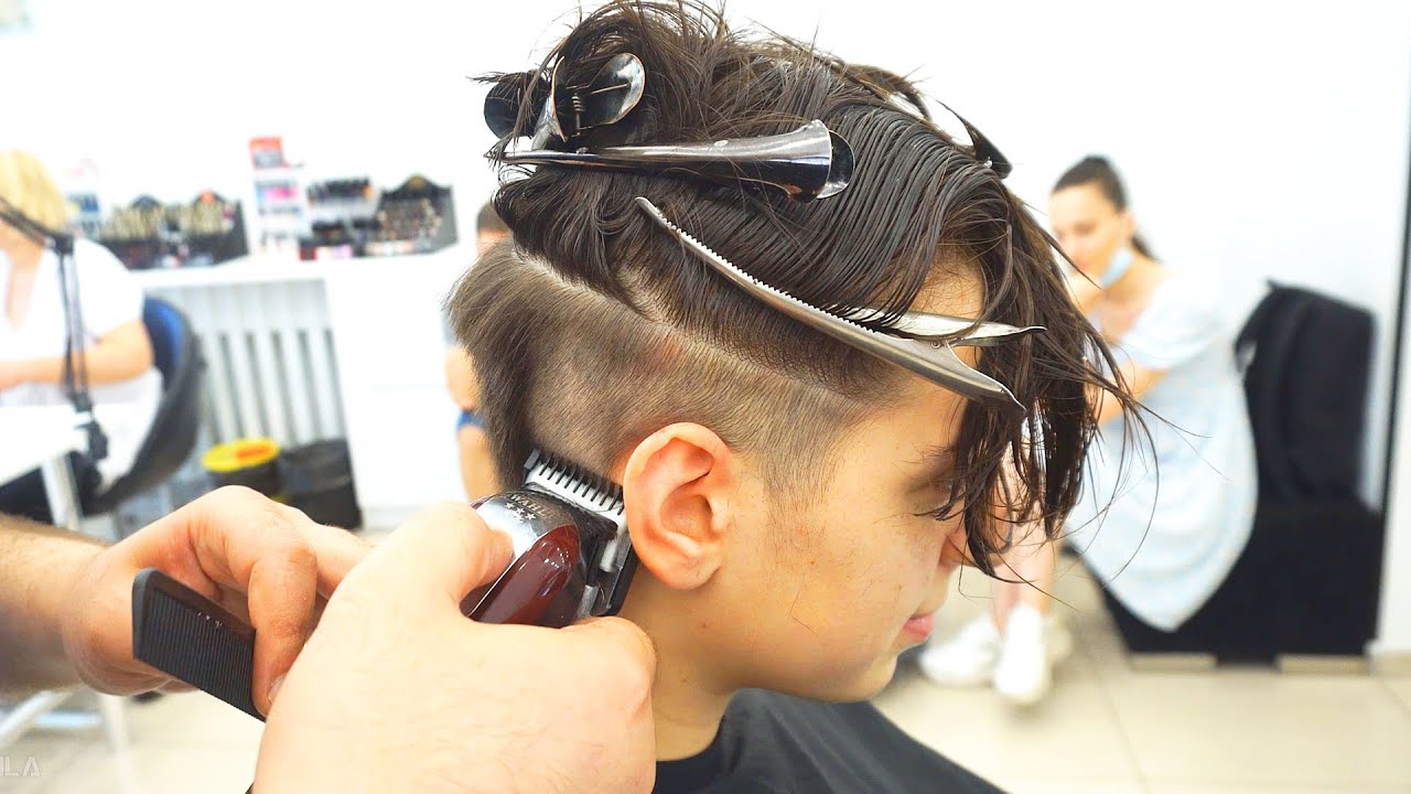 SUPER HAIRCUT | UNDERCUT WITH SHAVED SIDES FEMALE - YouTube