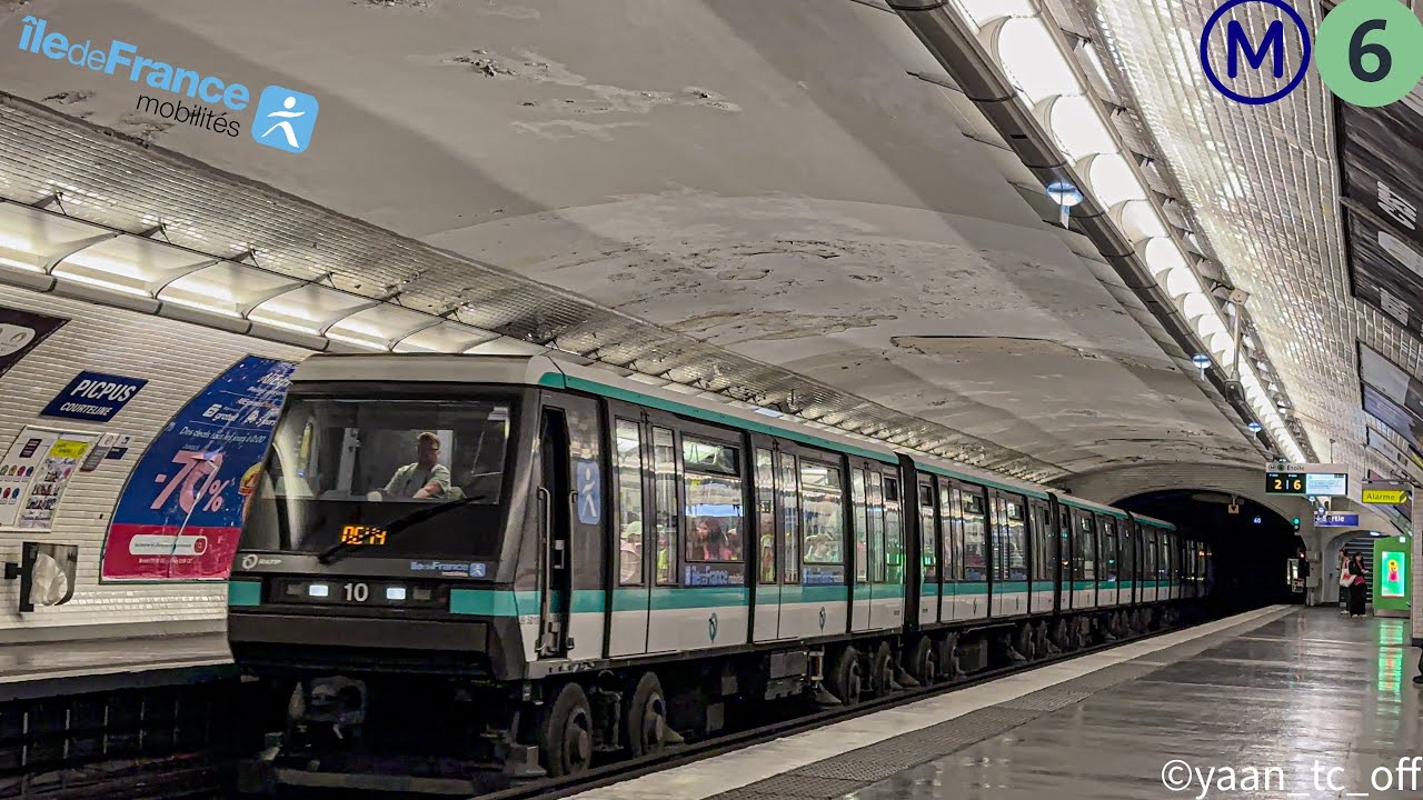 Les 1 ans des MP89 de la ligne 6. - YouTube