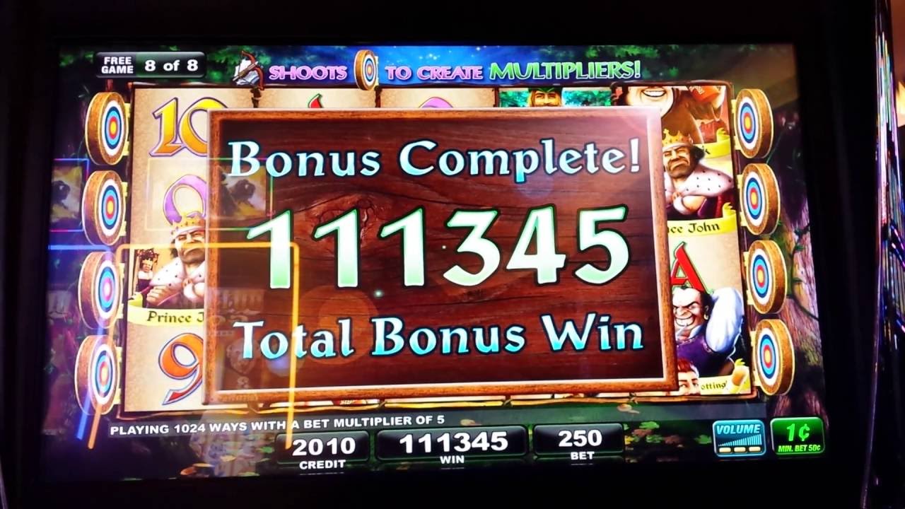Robin Hood Slot Machine Big Win - Palms Casino - YouTube