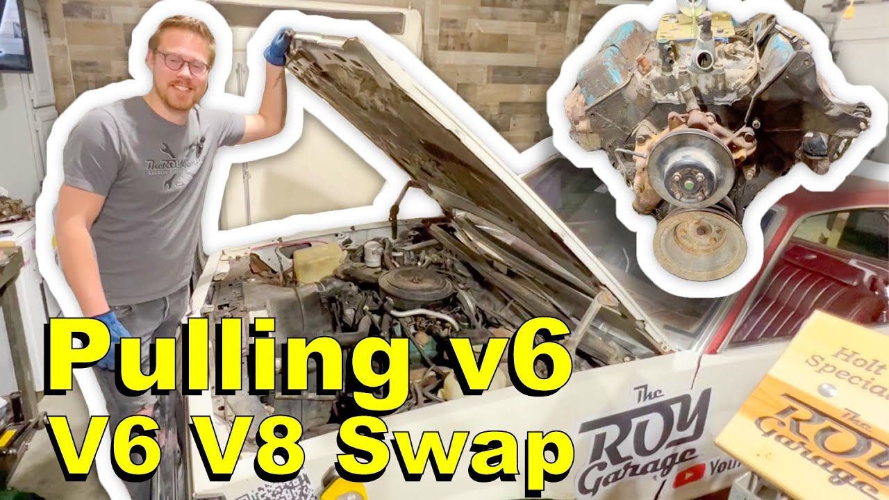 Pulling A Chevy v6 229 For Our El Camino Engine Swap | The Meano Camino ...